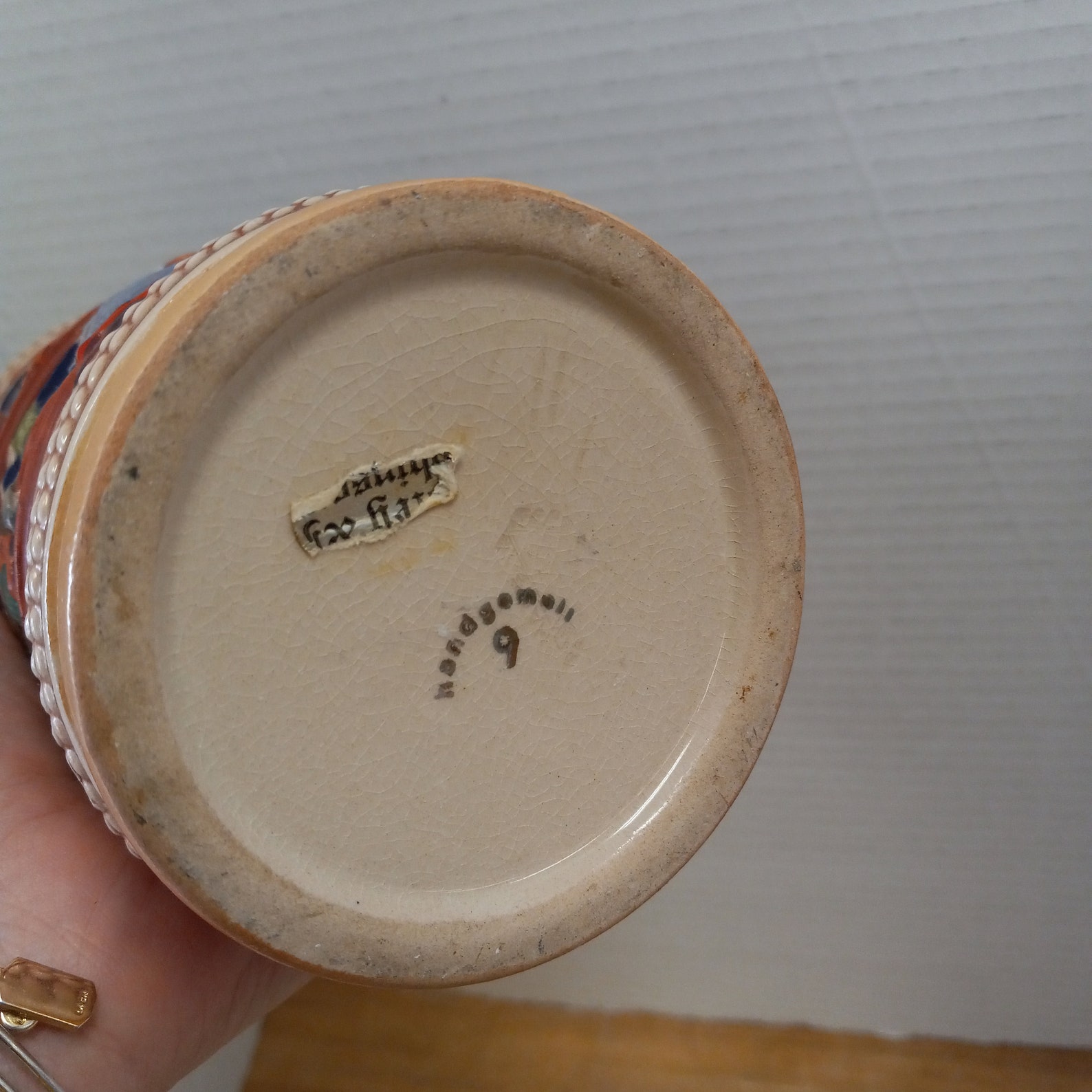 Vintage Gerz Germany Beerstein on the Alp, German Beer Stein Auf Der ...