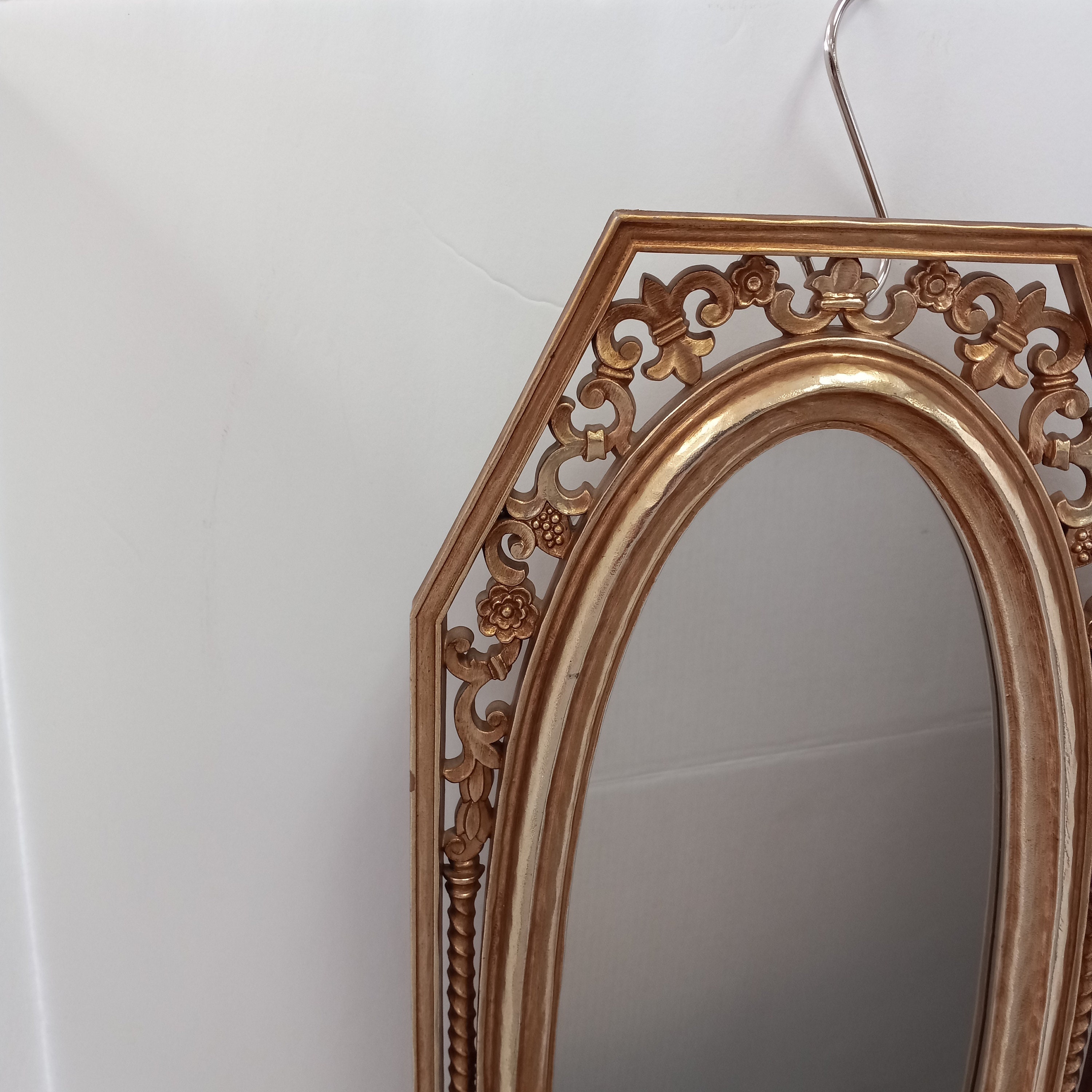 Vintage Syroco Hollywood Regency Mirror, 1950s Mirror Rococo Golden ...