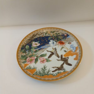 Vintage Plate Ducks on Lake, Japanese Plate Birds, Farmhouse Decor ...