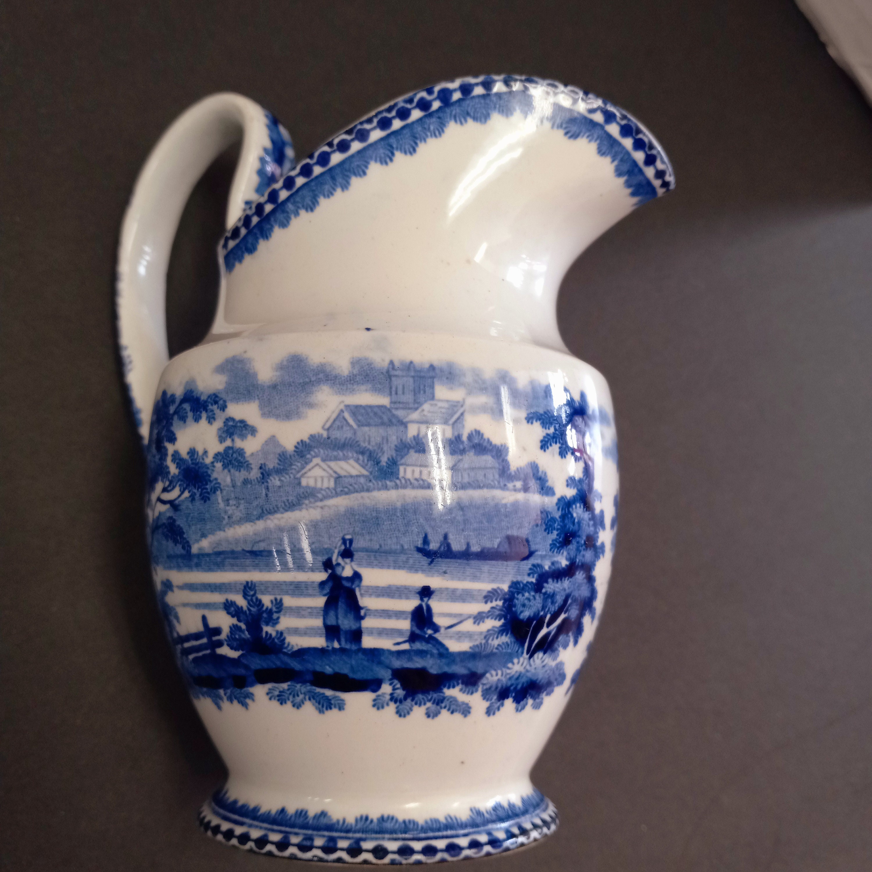 Wedgwood Blue and White Pitcher Antique Blue and White Flow - Etsy