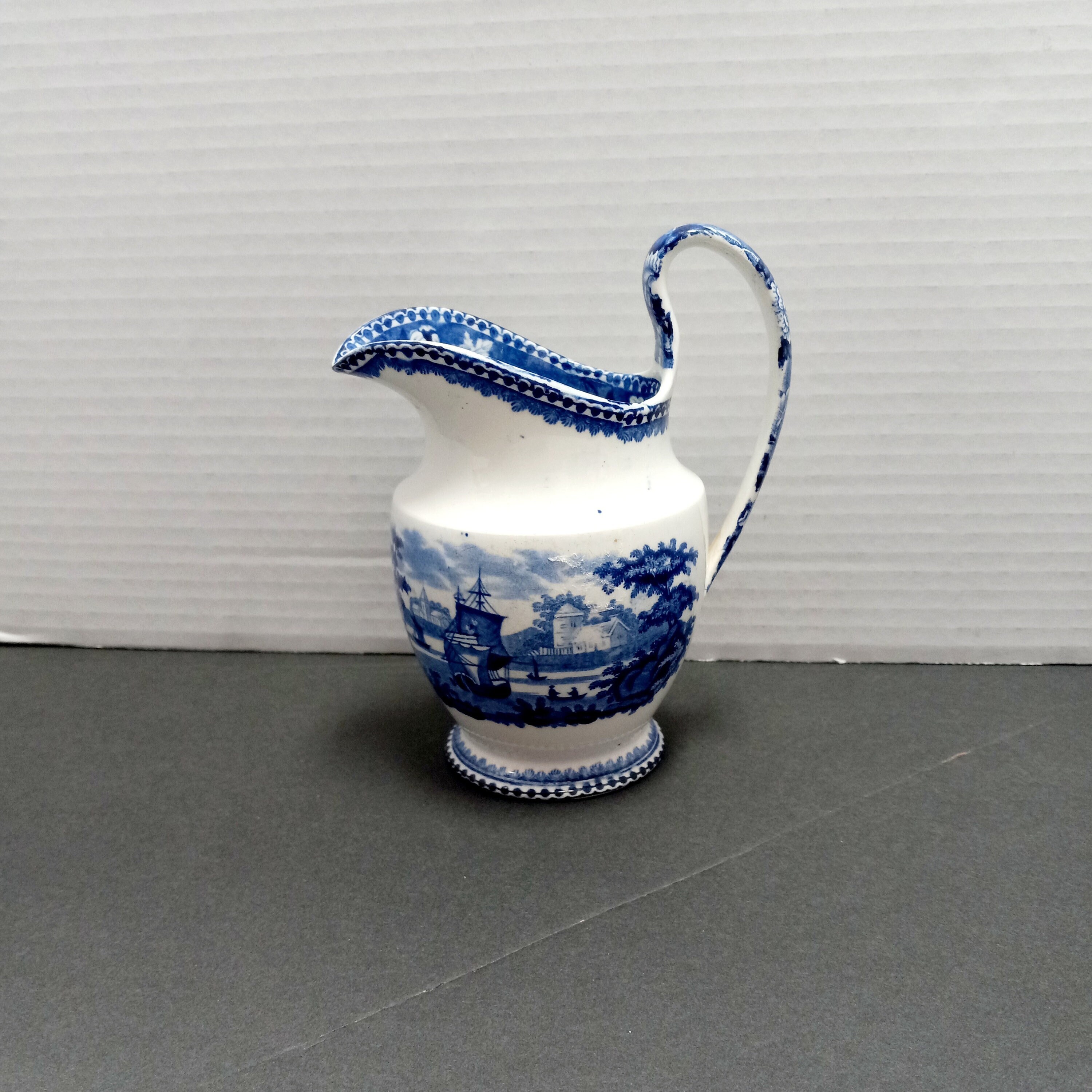Wedgwood Blue and White Pitcher Antique Blue and White Flow - Etsy