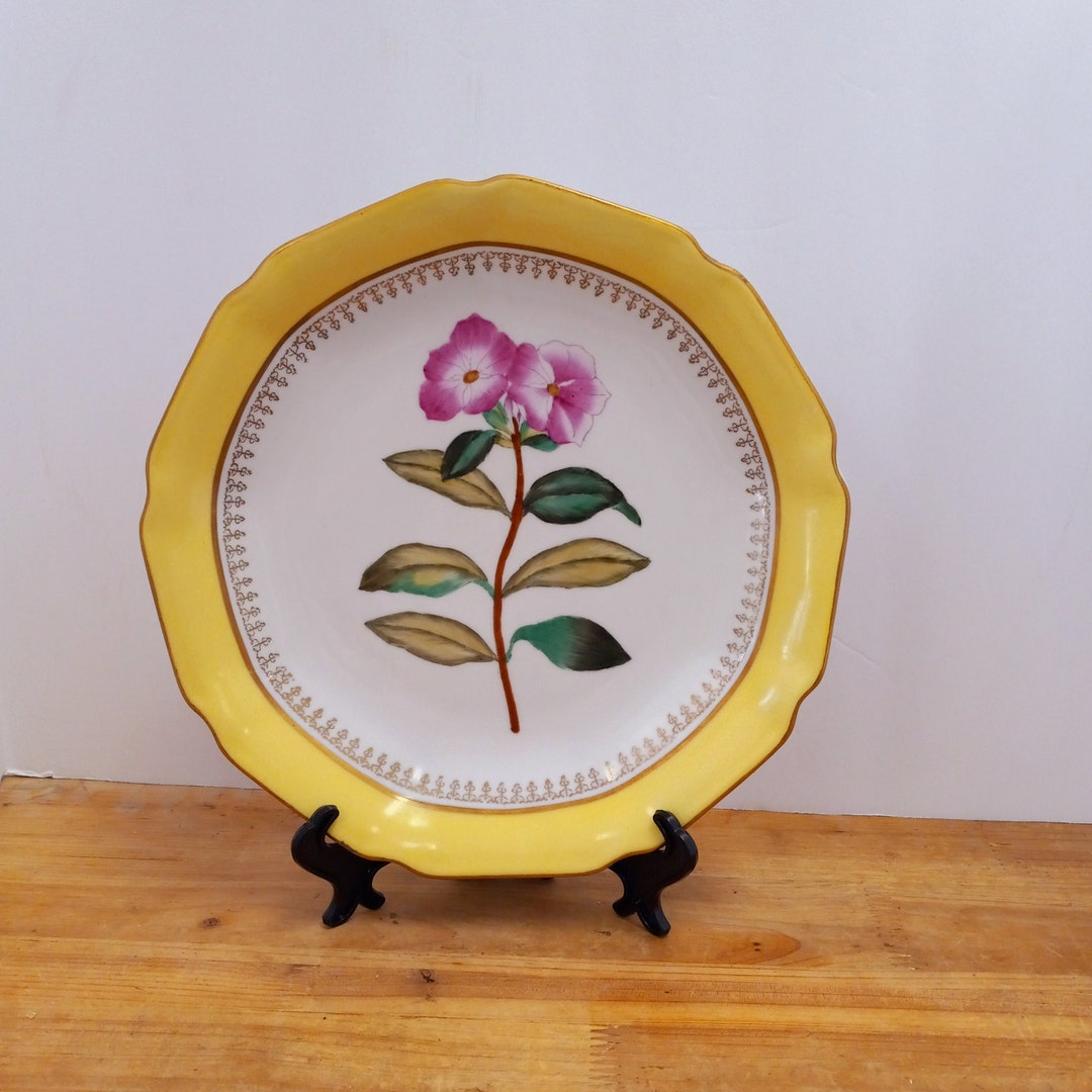 Chelsea House Decorative Plate Pink Flower Chelsea House Pink - Etsy