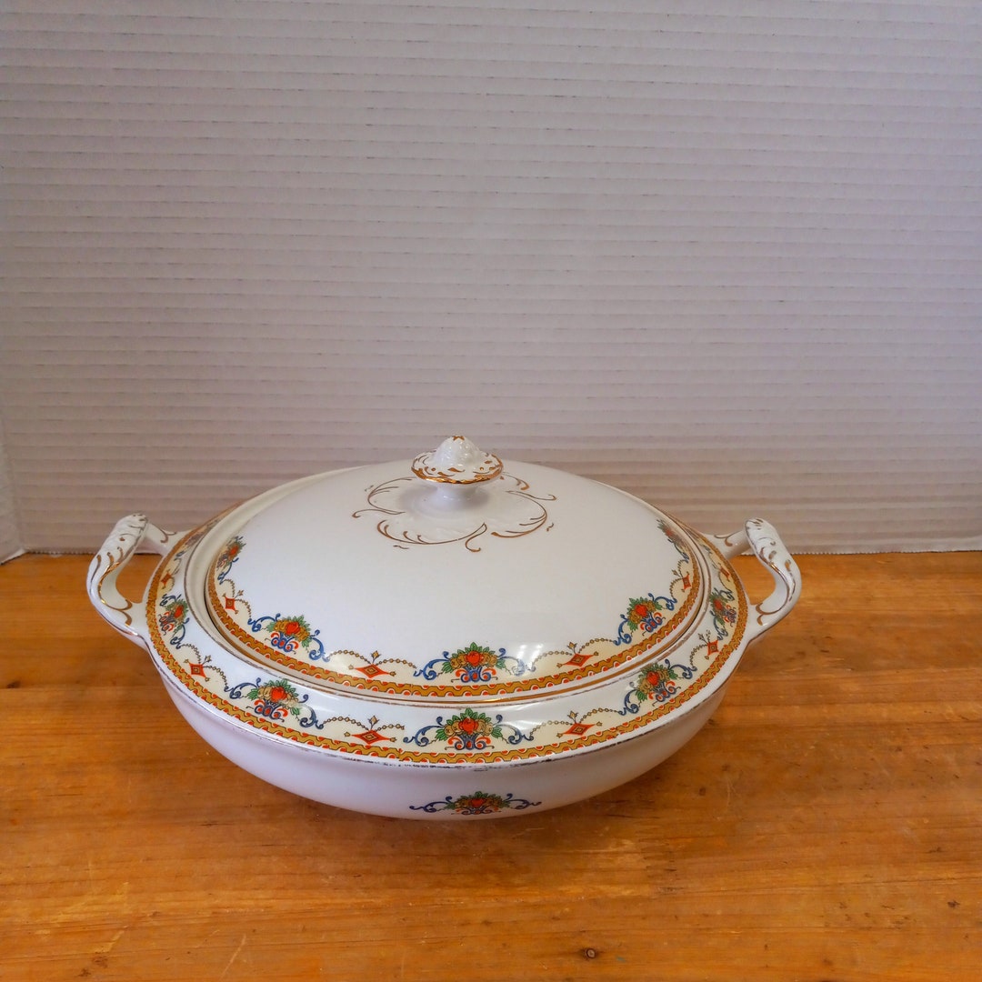 Antique Alfread Meakin Soup Tureen Brentwood, Antique Tureen ...