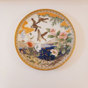 Vintage Plate Ducks on Lake, Japanese Plate Birds, Farmhouse Decor ...