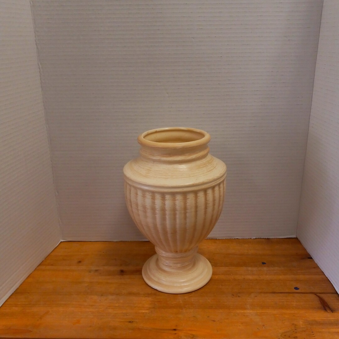 Vintage Haeger White Urn Planter, Large White Planter Vase Outdoor ...