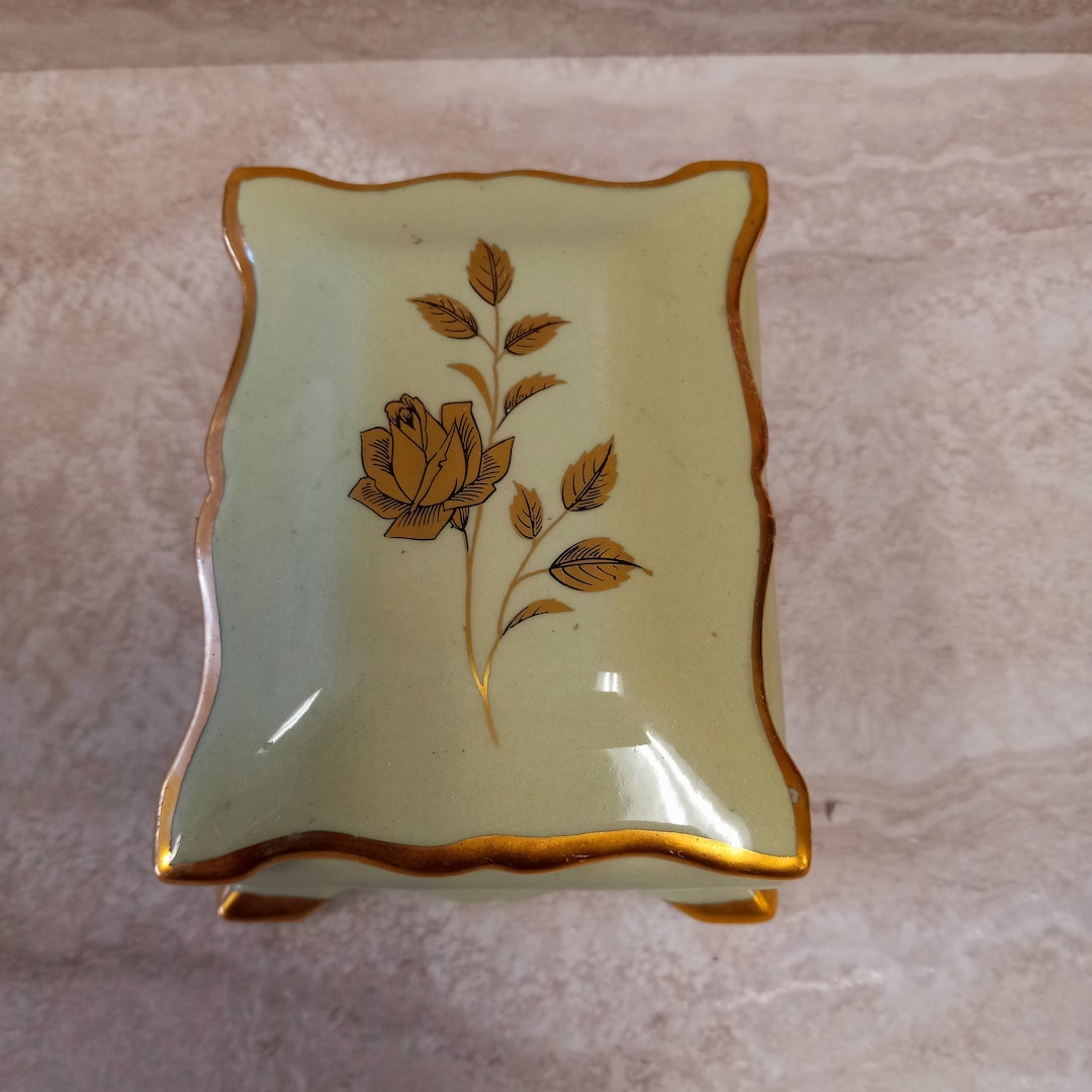 Olive Green Porcelain Jewelry Box, Mother's Day Gift, Gift for Her - Etsy