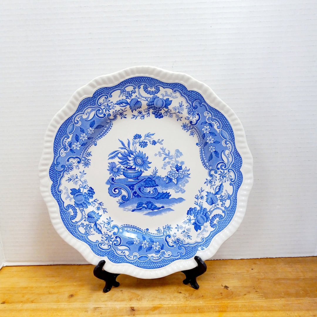 Spode Blue Room Dinner Plate May From the Regency Series, Spode Blue ...