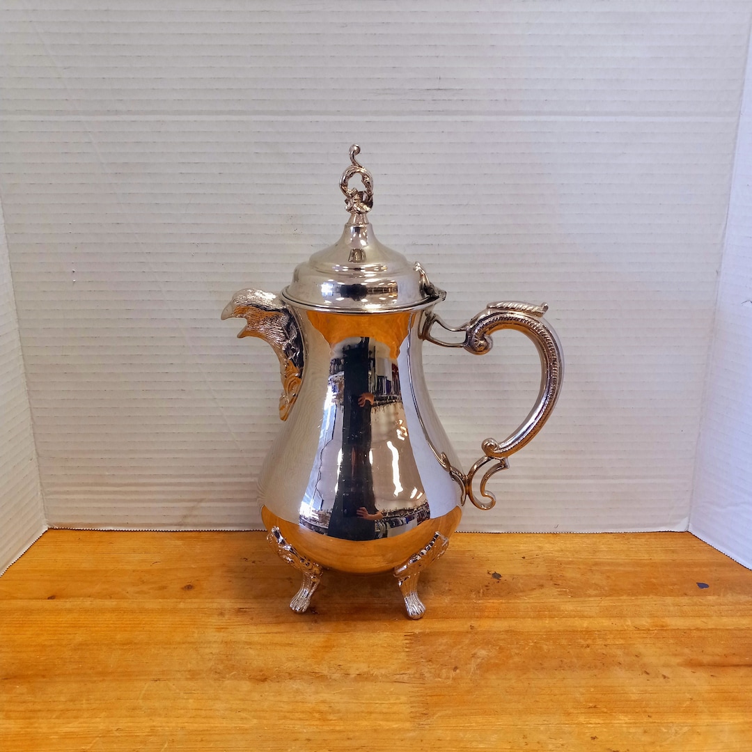 Edwardian Eagle Spout Teapot: German G. Silver Antique Coffee Pot - Etsy