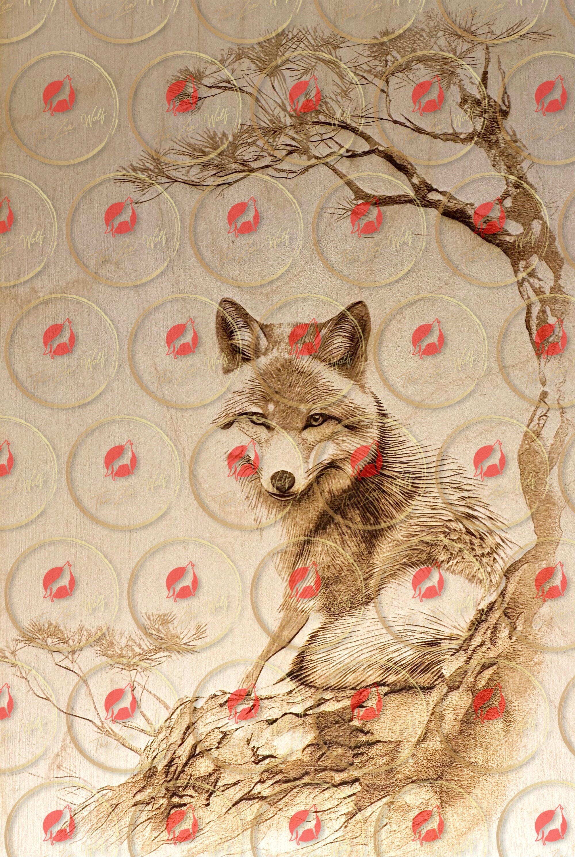 Fox Tree - 3D Laser File, Laser Ready, Glowforge, Lightburn, C02 Laser ...