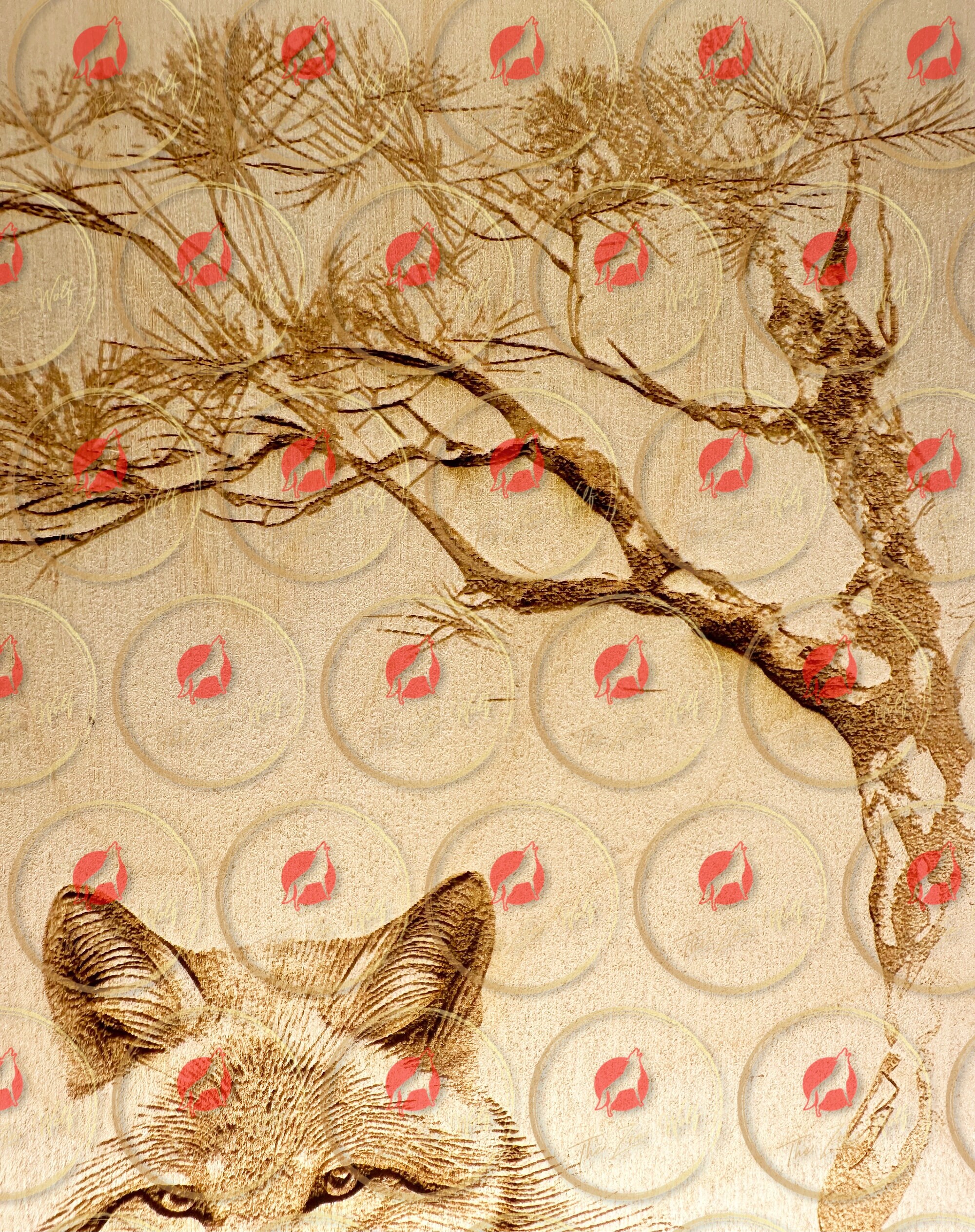 Fox Tree 3D Laser File, Laser Ready, Glowforge, Lightburn, C02 Laser ...