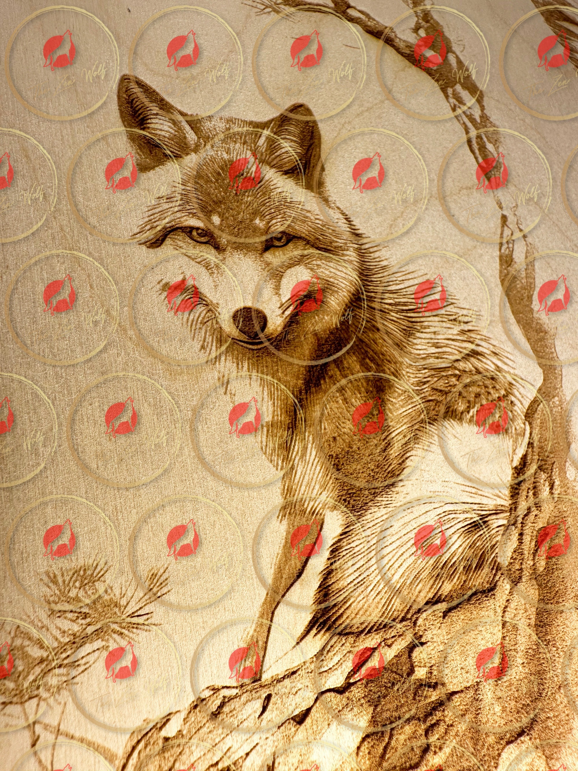 Fox Tree - 3D Laser File, Laser Ready, Glowforge, Lightburn, C02 Laser ...