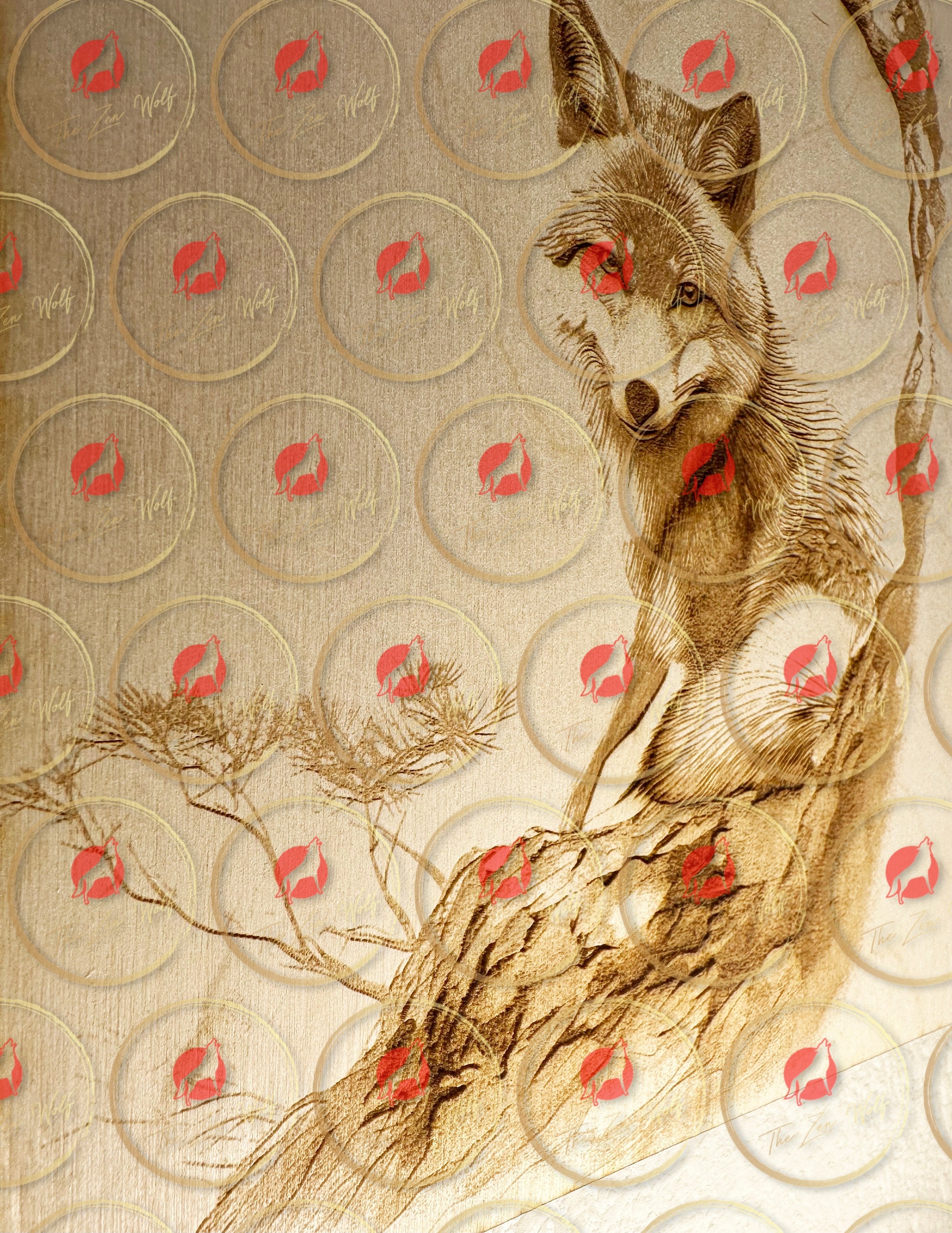 Fox Tree - 3D Laser File, Laser Ready, Glowforge, Lightburn, C02 Laser ...