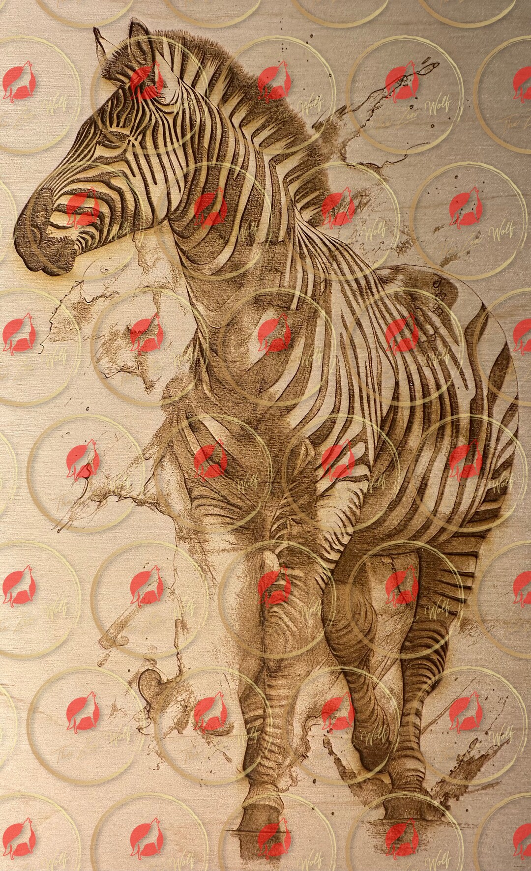 Zebra 3D Digital Laser Design, Laser Images, Glowforge, Lightburn, C02 ...