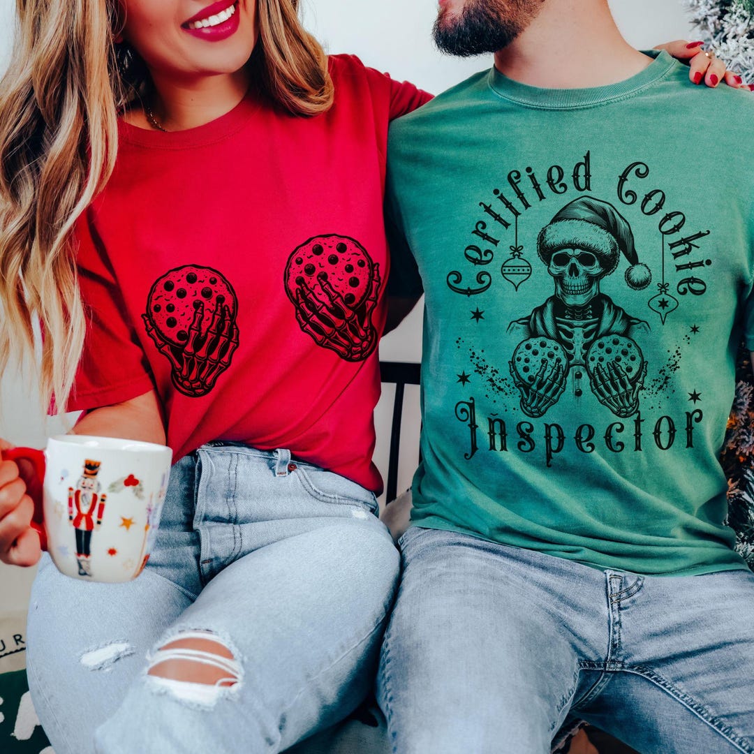 Funny Couples Christmas Shirts,comfort Colors Christmas Shirt for Him ...