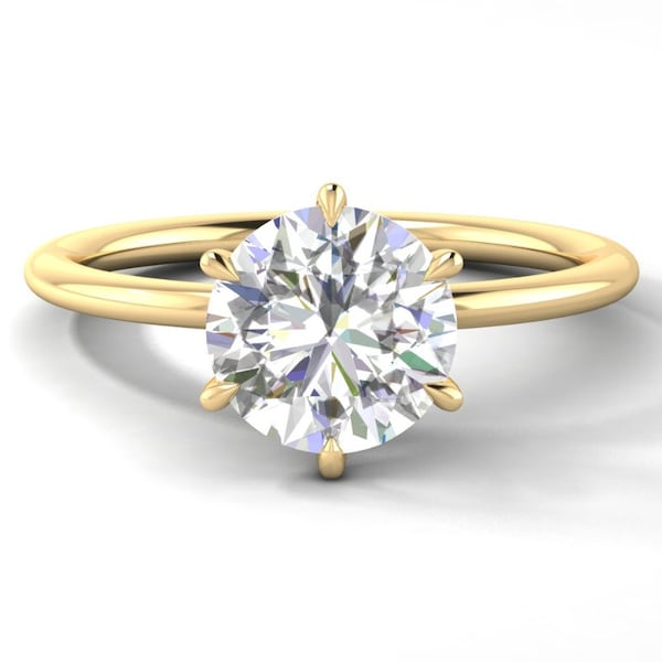 Fake Engagement Ring - Etsy