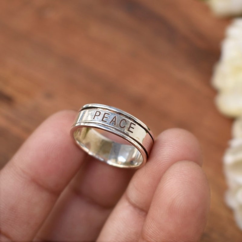 Harry Styles Peace Ring - Etsy