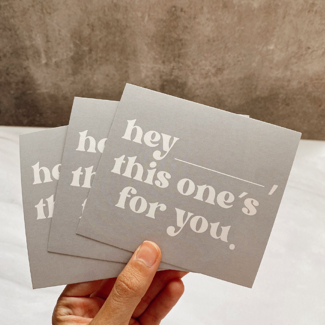 Gray Insert Cards- Thank You Cards- Small Business Cards- Packaging ...