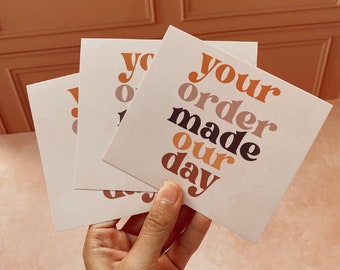 Have a Happy Day Insert Cards, Colorful Notecards, Shipping Supplies ...