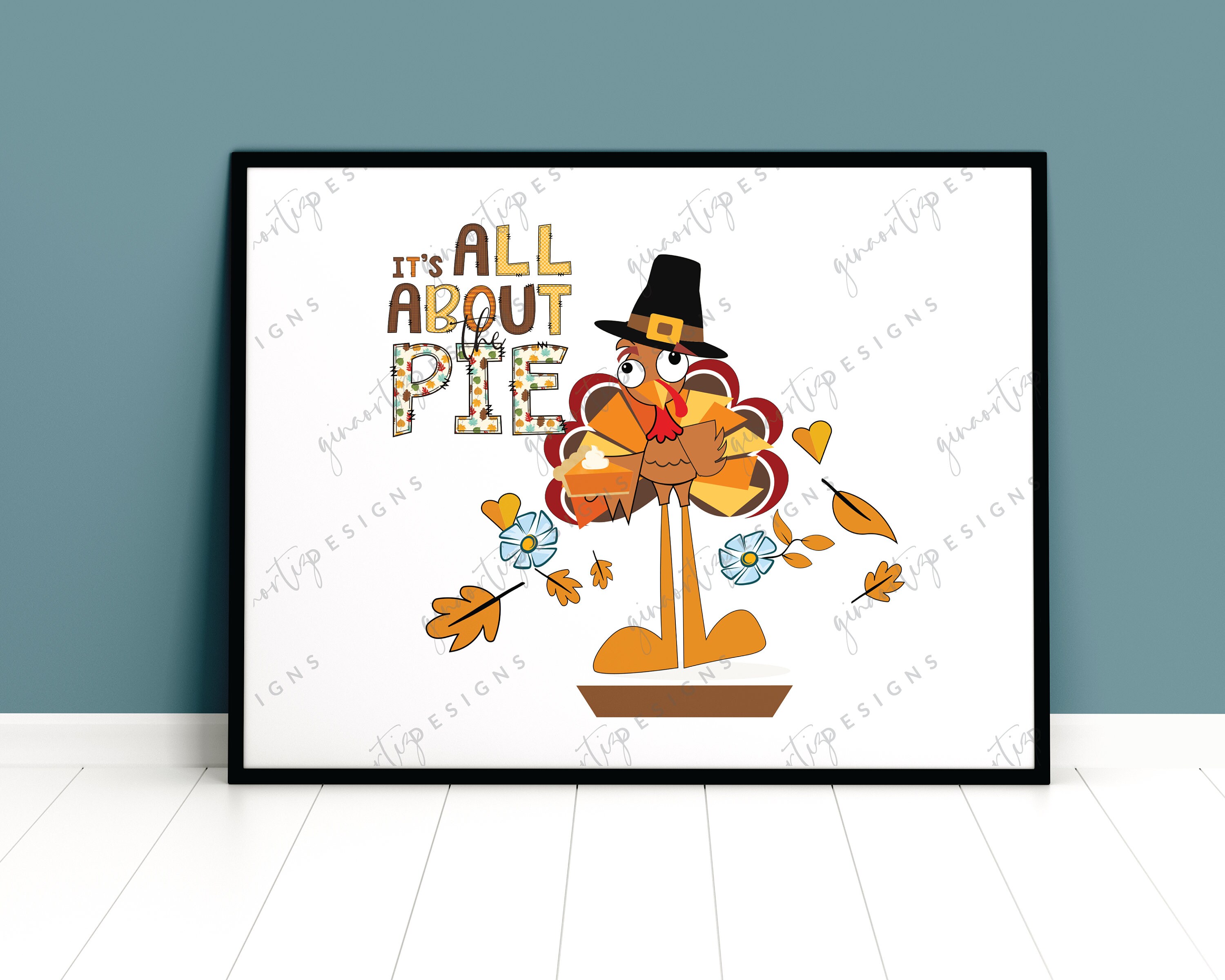 Bundle Thanksgiving Clipart, Printable, Turkey Clipart, Turkey Png ...