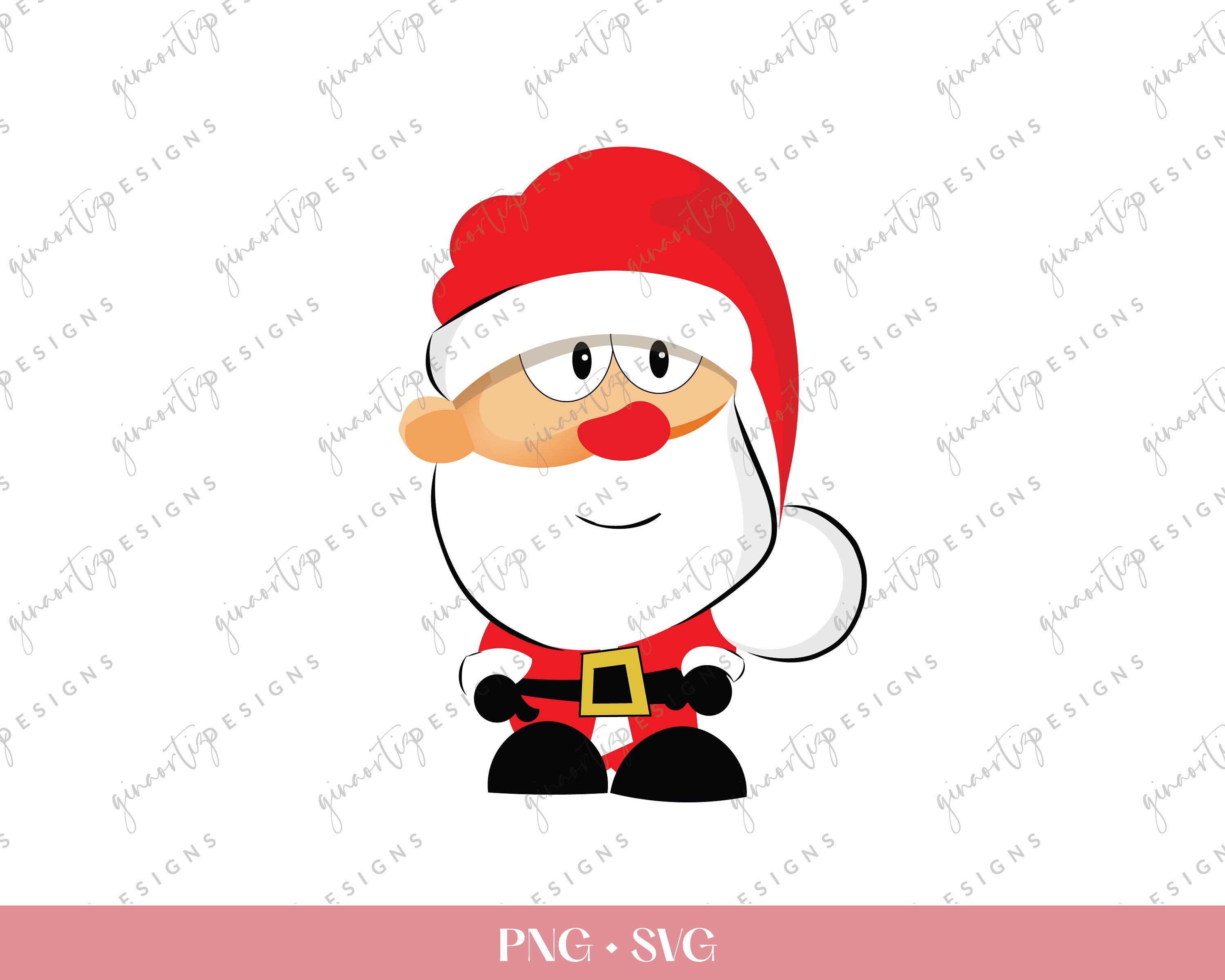 Christmas Clipart, Printable, Santa Claus - Clip Art - Digital Download ...