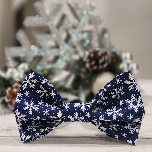 Small Christmas Dog Bow - Etsy