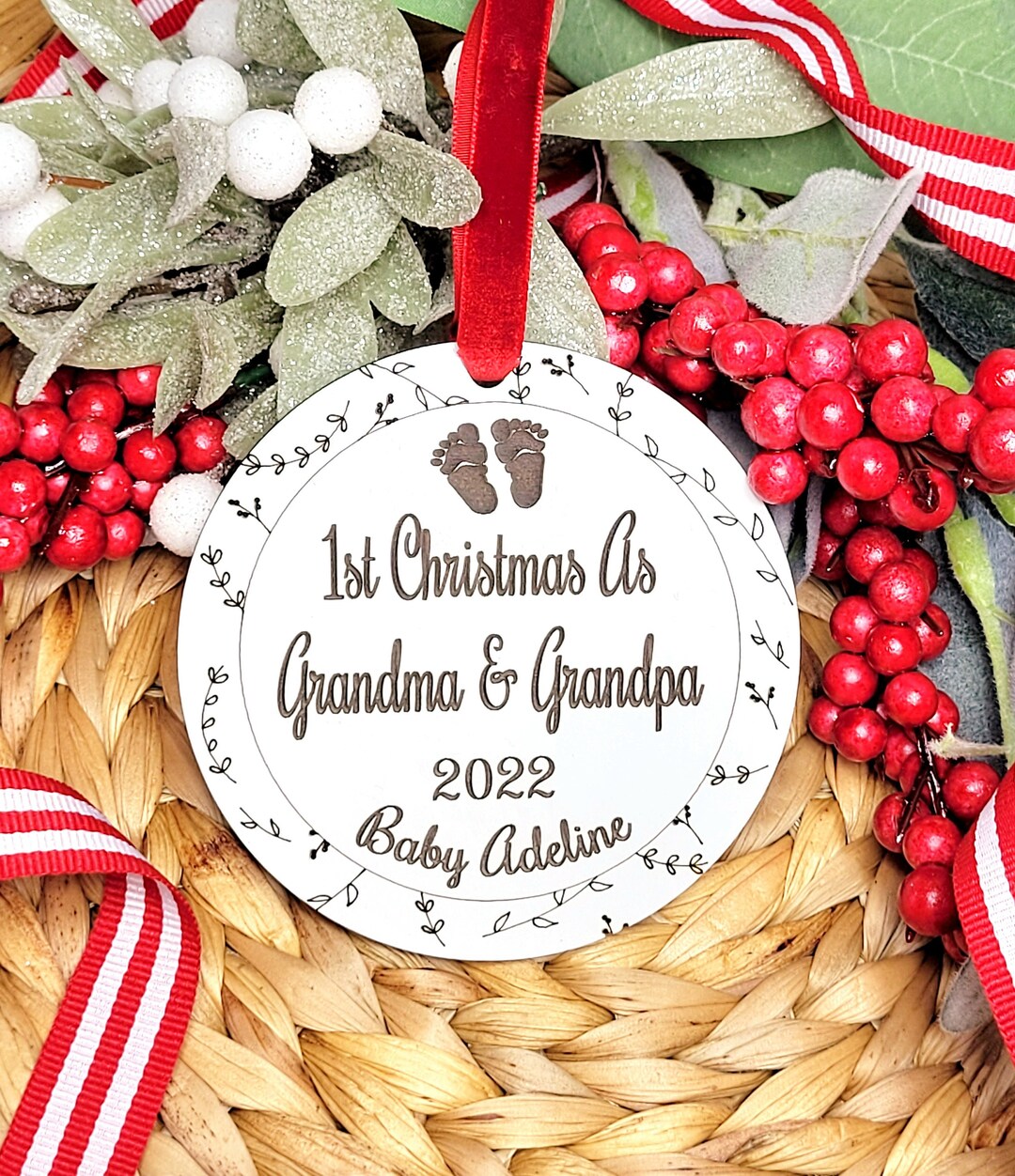 Personalized First Grandparents Gift, 1st Time Grandparent Christmas ...