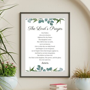 The Lord's Prayer Poster - Etsy