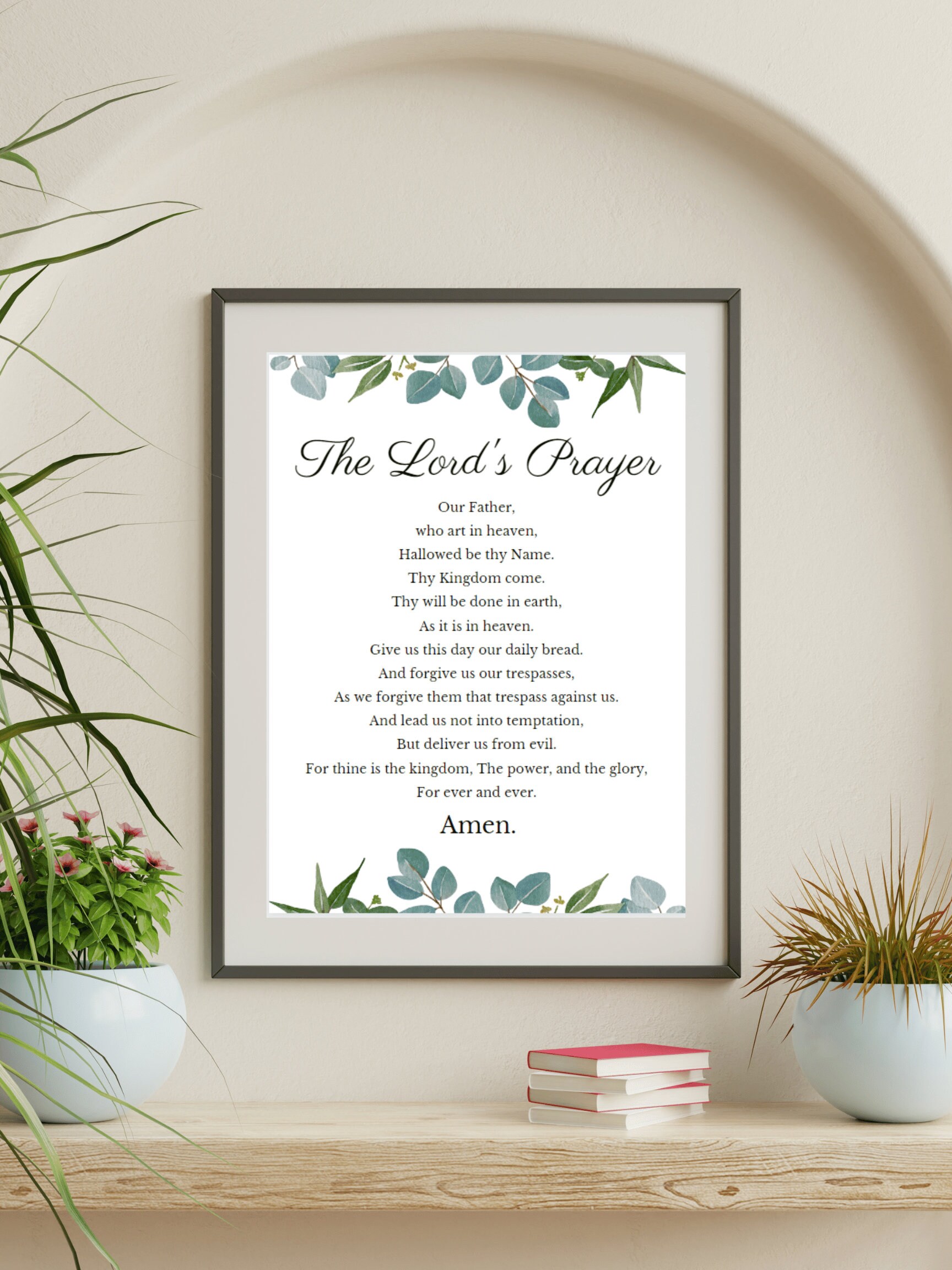 The Lord's Prayer Poster - Etsy