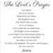 The Lord's Prayer Poster - Etsy