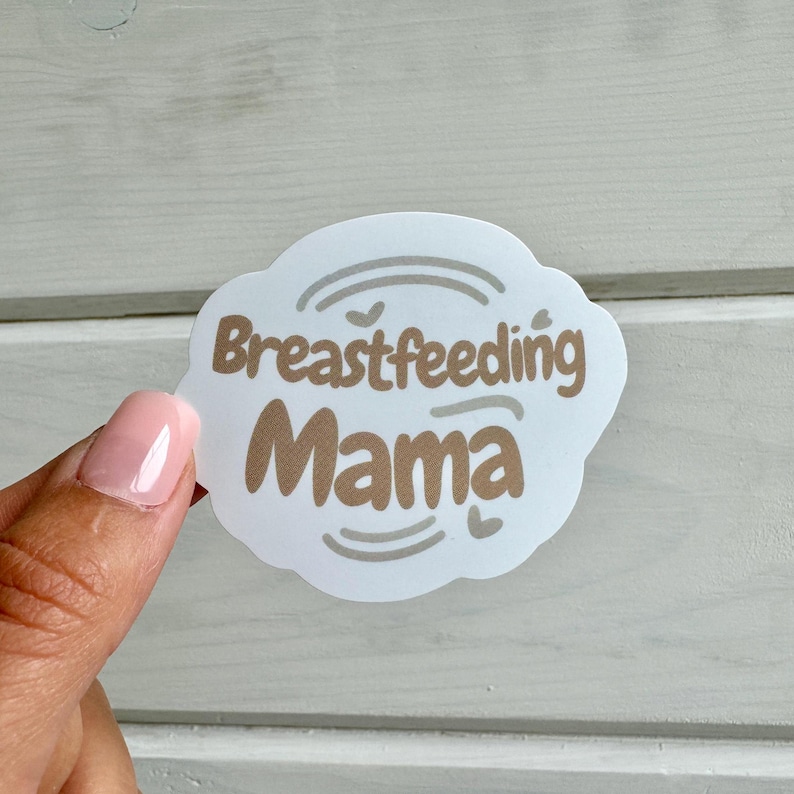 Breastfeeding Mama Sticker, Funny Nursing Mom Sticker, Waterproof ...
