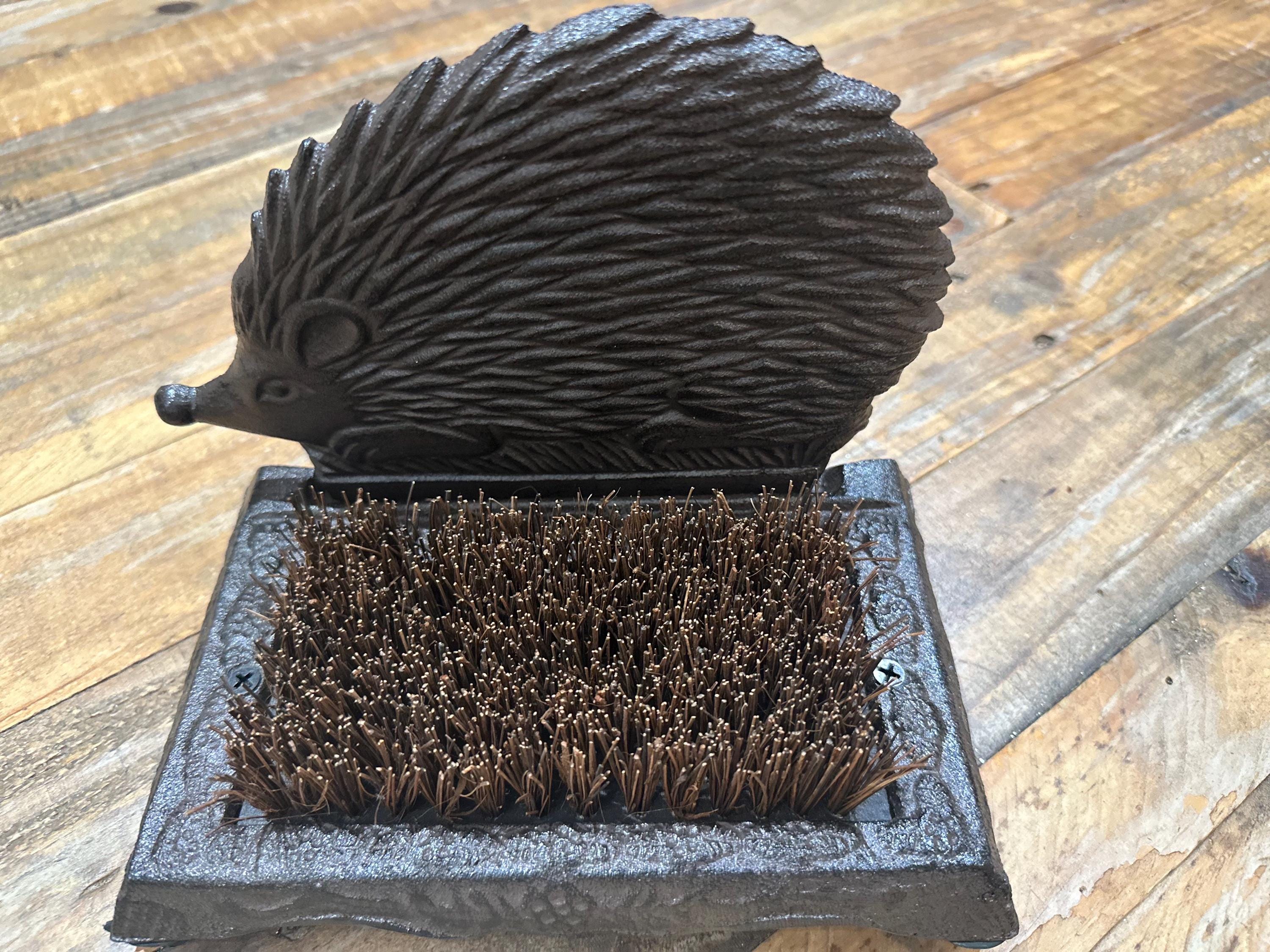 Cast Iron Hedgehog Boot Brush Shoe Scraper - Etsy