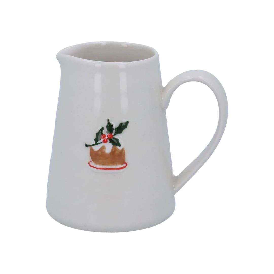 Ceramic Mini Jug With Plum Pudding, Christmas Crockery, Tea, Coffee ...