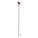 Tin Robin on Stake Stick Metal Garden Outdoor Decoration 100cm X 10cm ...