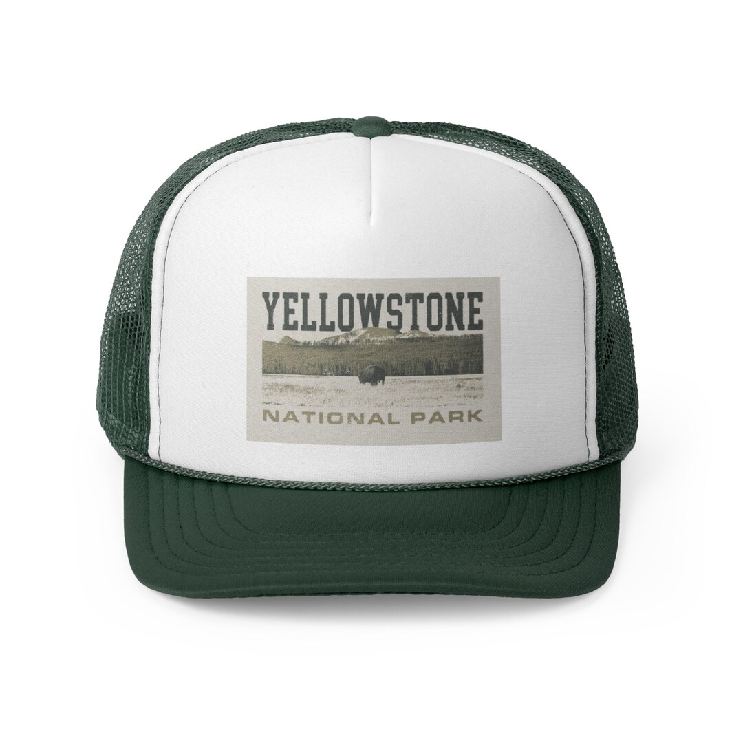 Yellowstone Nationalpark Foam Mesh Snapback Trucker Hat Nationalpark ...