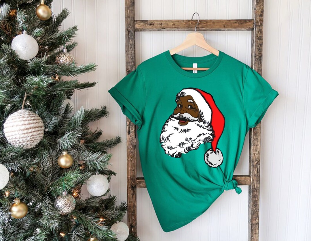 Black Santa Claus Shirt, Black Santa Claus Tee, African American ...