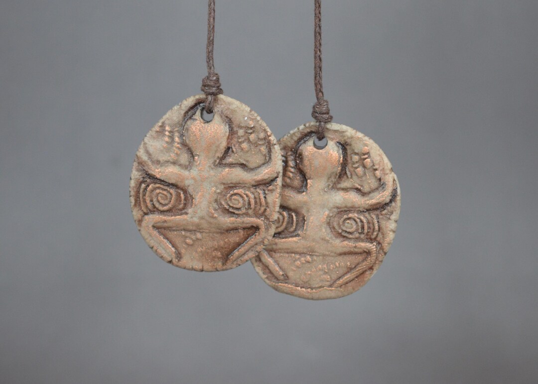 Ceramic Rustic Artisan Ceramic Charms Handmade Jewelry Artisan Earring ...