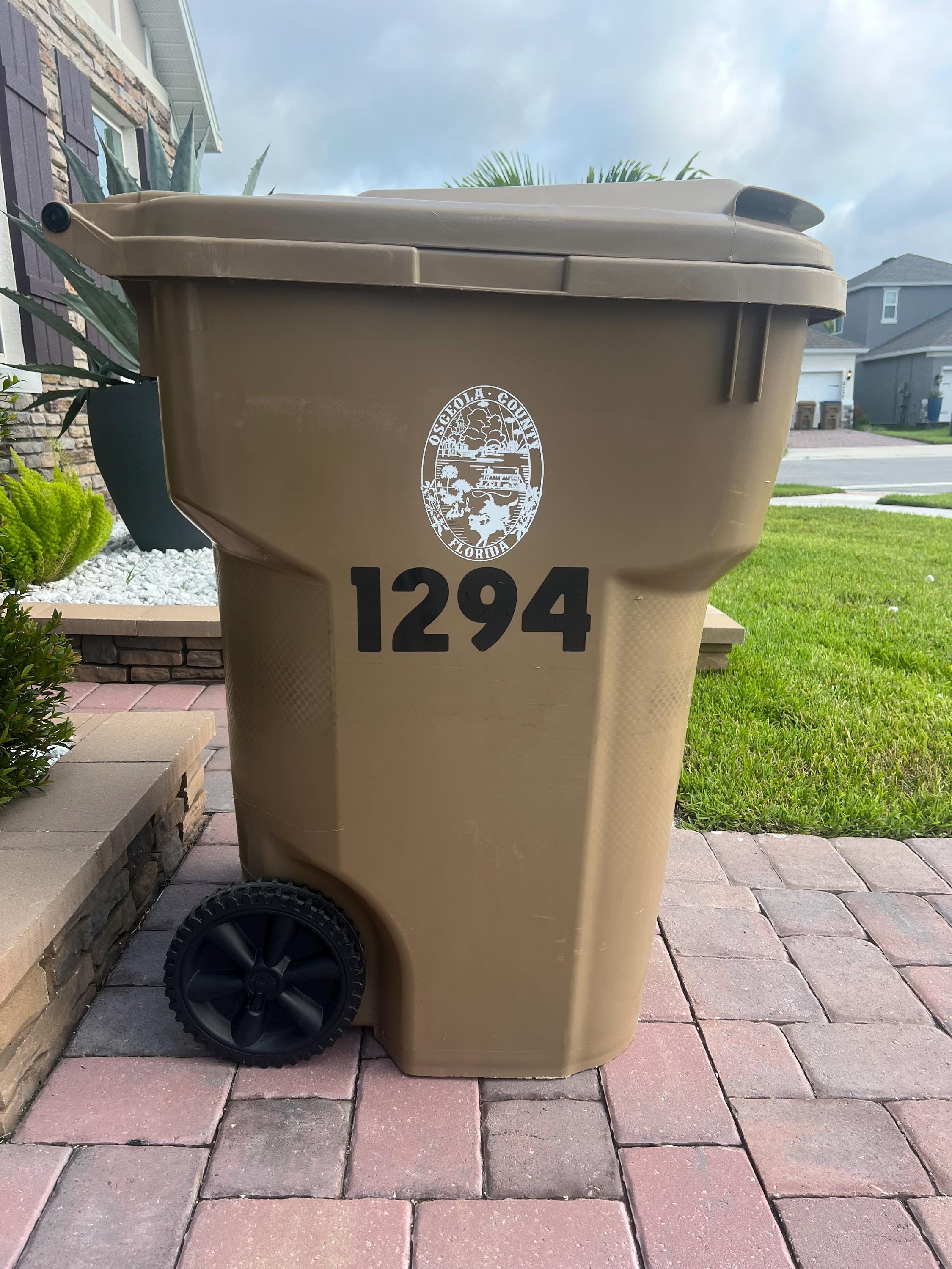 Garbage Can Decals Numerical Sticker for Outdoor Garbage Can - Etsy