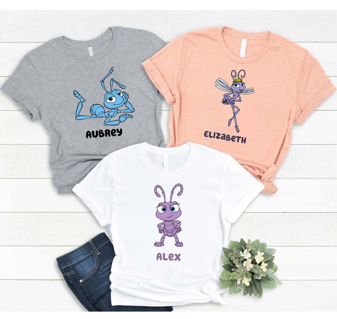A Bug's Life T-shirts, Disney Flik, Princess Atta, Dot, Cute A Bug's ...