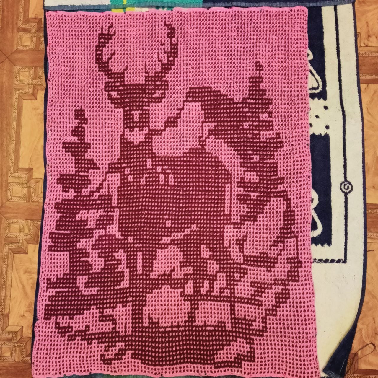 Deer, Overlay Mosaic Crochet Pattern - Etsy