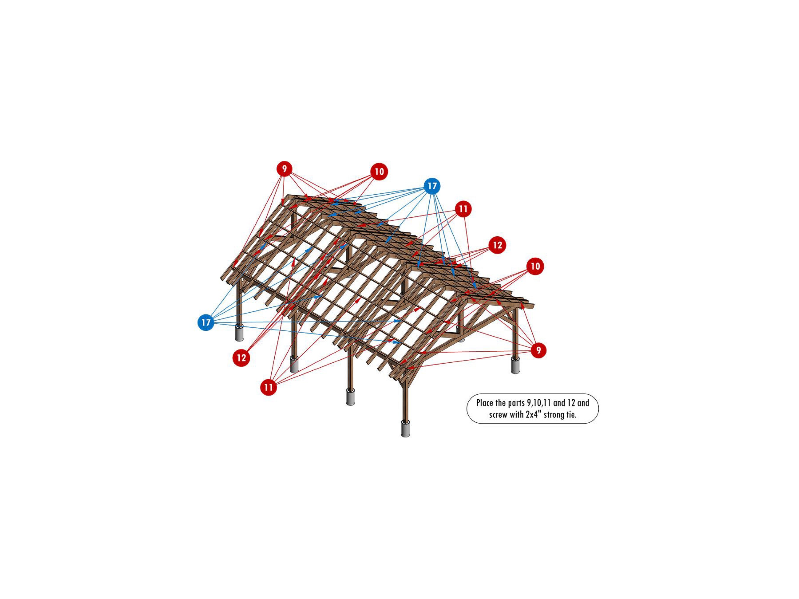 30x10 Gable Pavilion Plan, DIY Shed (digital Download) - Etsy