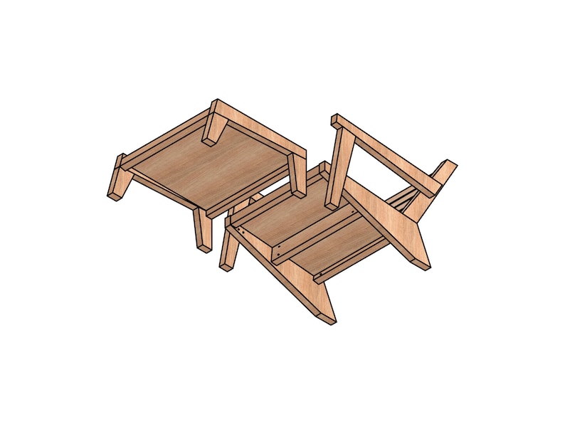 DIY Chair and Ottoman Plans, Home Refurbishment (digital Plan) - Etsy