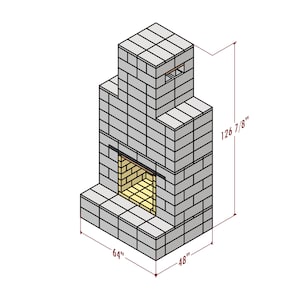 DIY Fireplace Plan: Step-by-step Build Guide (digital Download) - Etsy