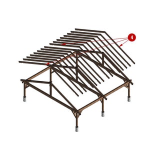 30x30 Gable Pavilion Construction Plans, Backyard Carport (digital Plan ...