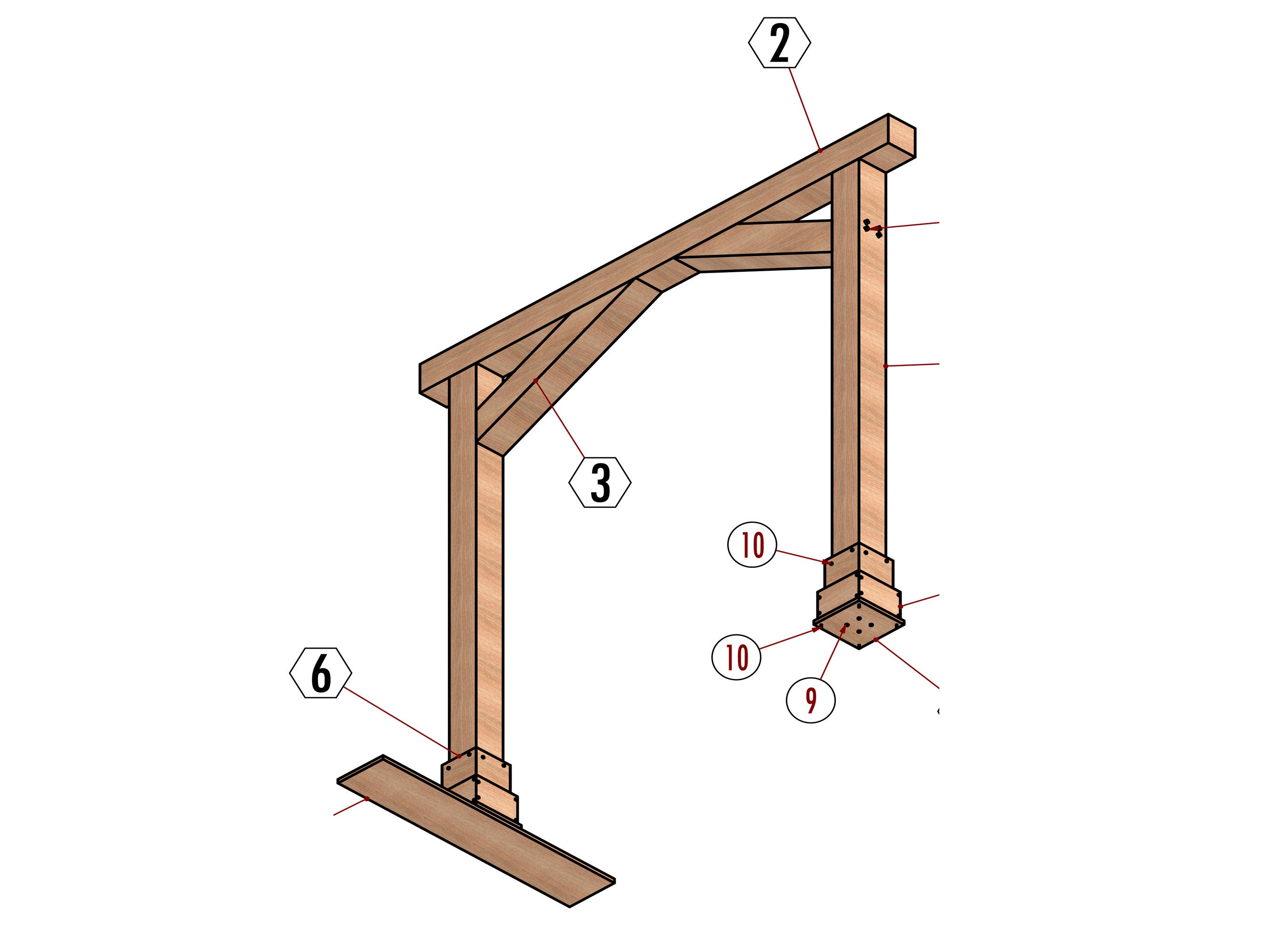Diy Wedding Arbor Plans, Build Plan for Wedding Arch , Diy Plans for ...