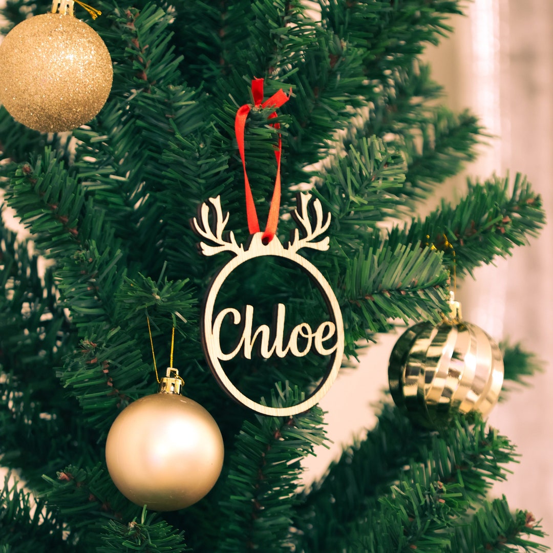 Personalized Christmas Bauble Set: Custom Holiday Ornament - Etsy
