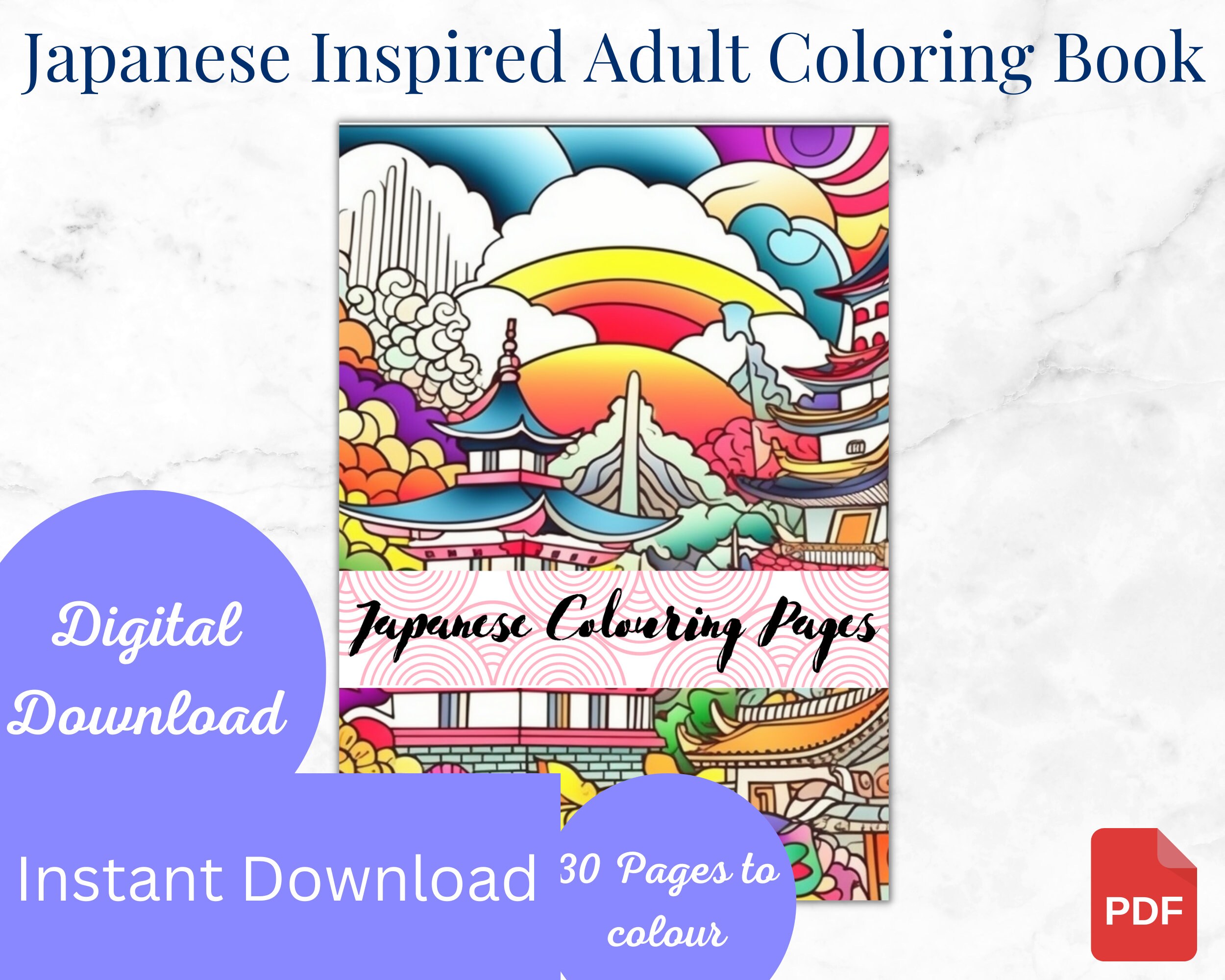 Free Japanese Coloring Pages