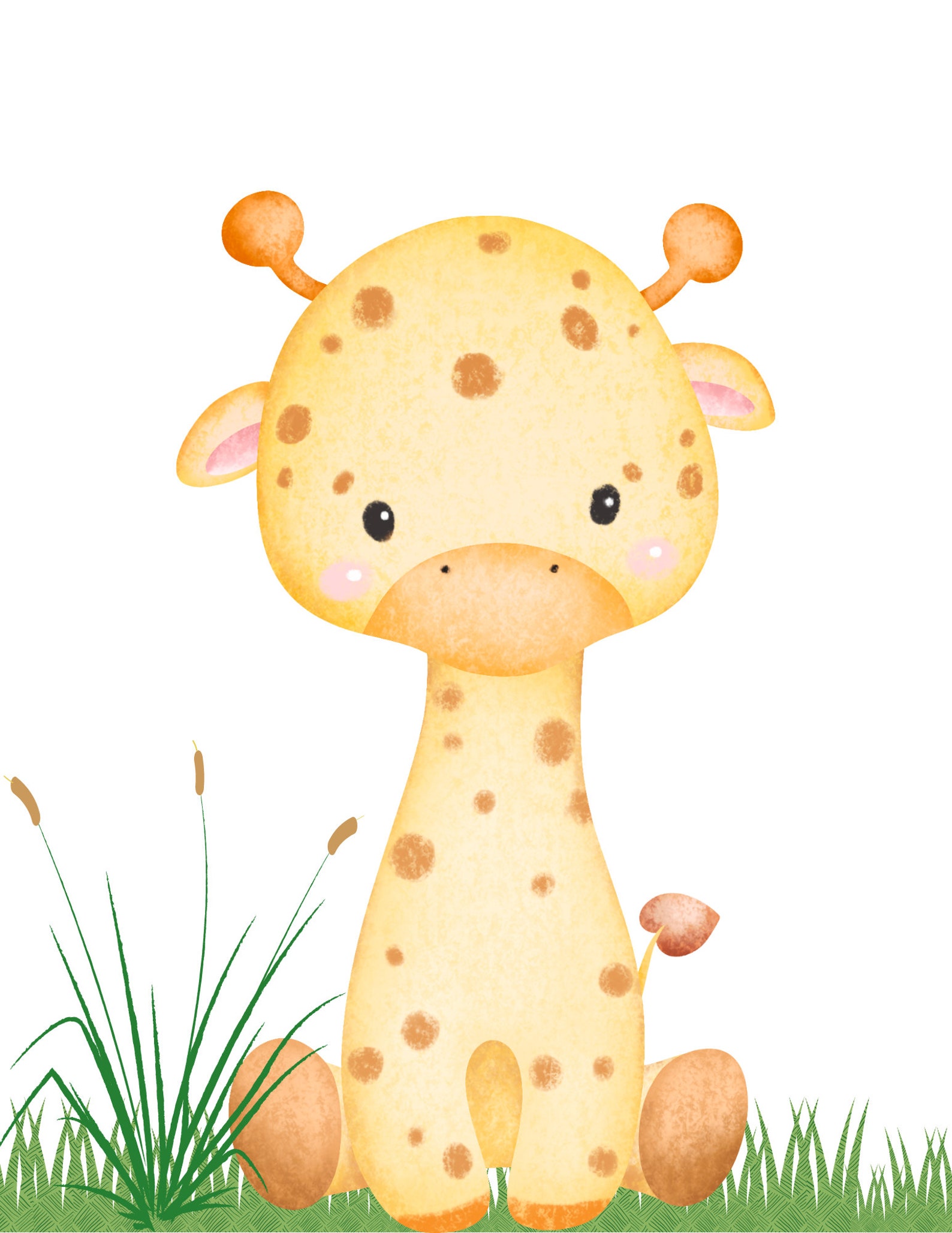 Baby Giraffe Print - Etsy