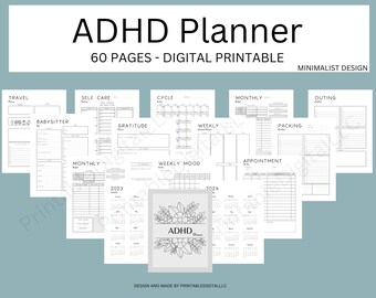 ADHD Project Planner Printable/digital ADHD Planner to Do List Instant ...