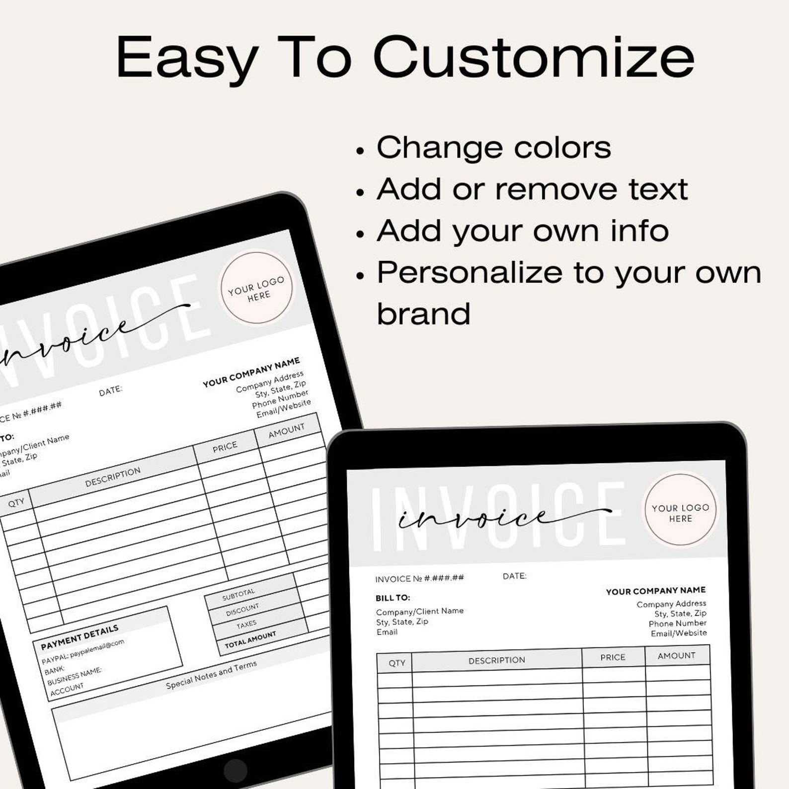 Nanny Invoice Template Nanny Editable Template Printable Order Form ...
