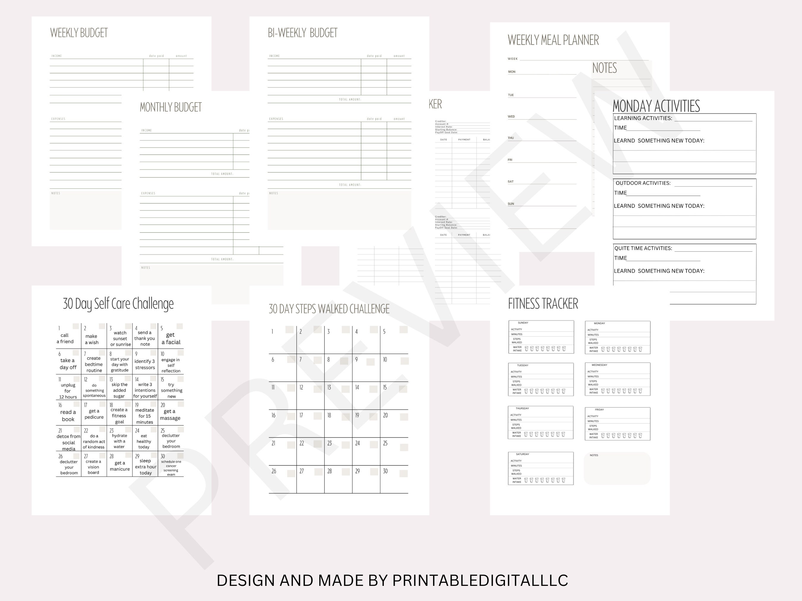 Mom Life Planner, Home Management Planner Printable, House Binder, Home ...